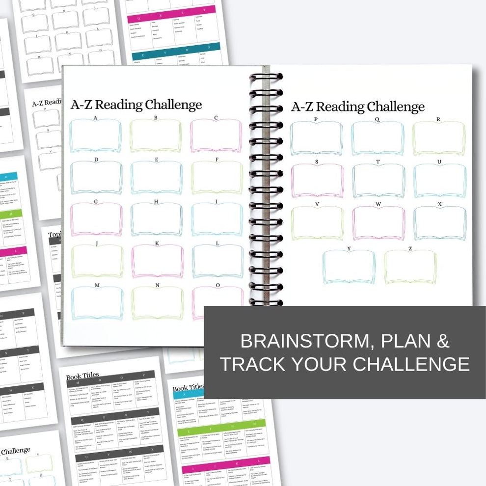 A-Z Reading Challenge Printable Templates – Mind Joggle